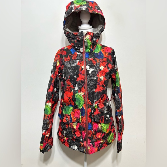 Burton | Jackets & Coats | Burton Dryride Insulated Floral Snowboard ...